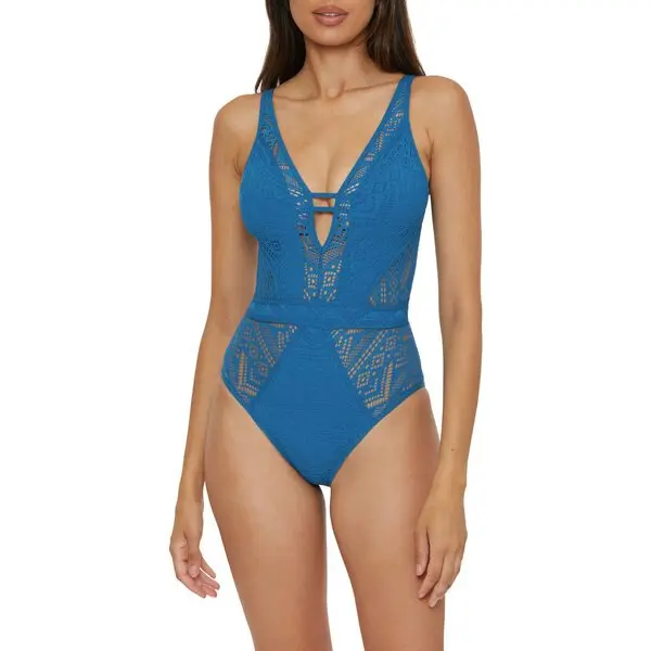 BECCA By Rebecca Virtue Color Play One-piece Swimsuit - Lagoon