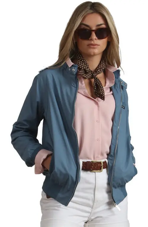 MEMBERS ONLY Classic Iconic Racer Jacket - Slate