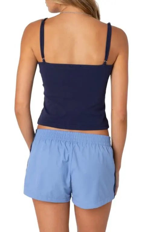 EDIKTED Deanna Cotton Tank - Navy
