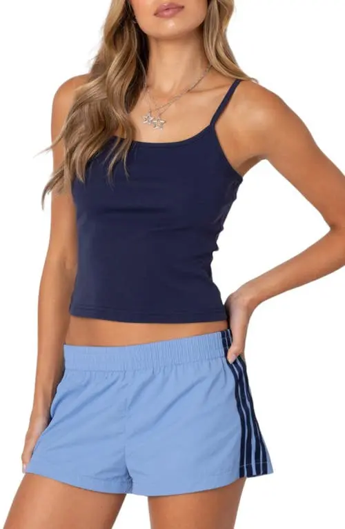 EDIKTED Deanna Cotton Tank - Navy