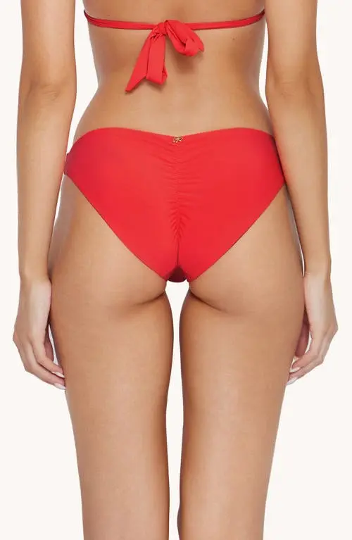 PQ SWIM Ruched Bikini Bottom - Milos