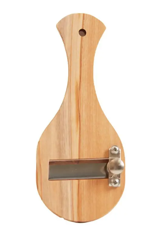 VERVE CULTURE Olivewood Truffle Slicer - None