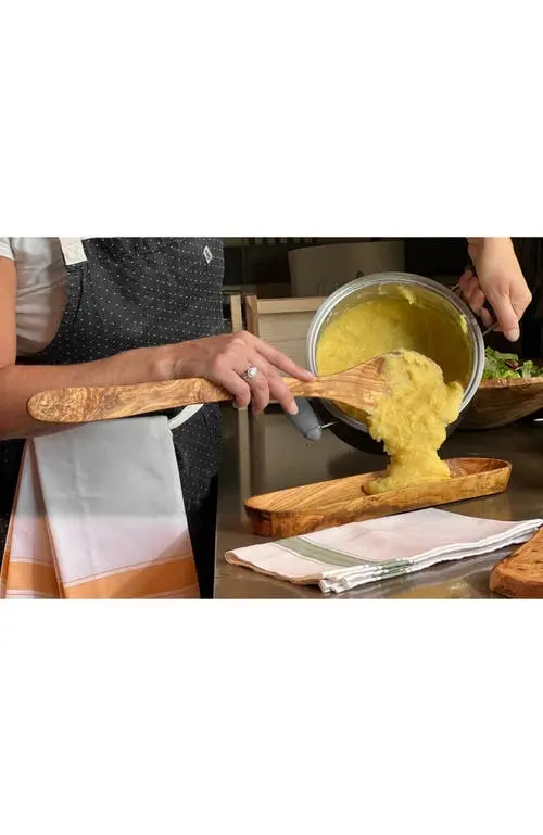 VERVE CULTURE Olivewood Polenta Spoon