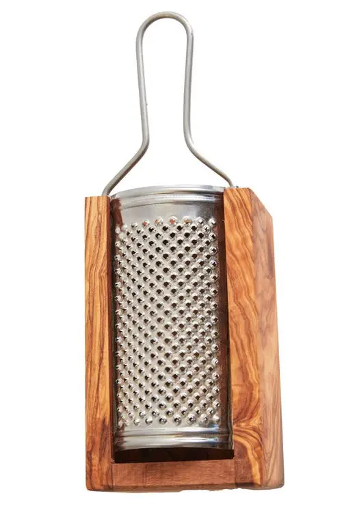 VERVE CULTURE Olivewood Box Grater - None