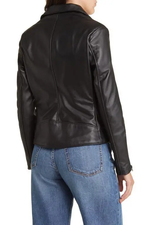 SCHOTT Clean Perfecto Asymmetric Leather Moto Jacket