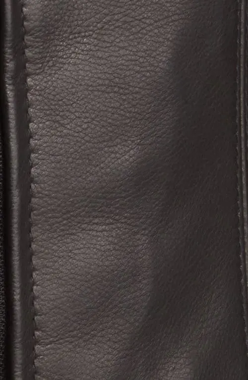 SCHOTT Leather Cafe Racer Moto Jacket