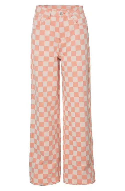 Nasty Gal Checkerboard Print Pants