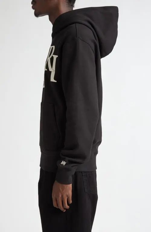 Amiri Oversized Logo Pullover Hoodie
