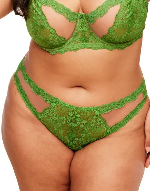 ADORE ME Melrose Cheeky Panties - Medium Green