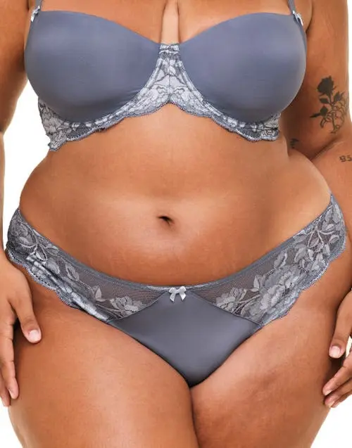ADORE ME Vicky Brazilian Panties - Dark Grey