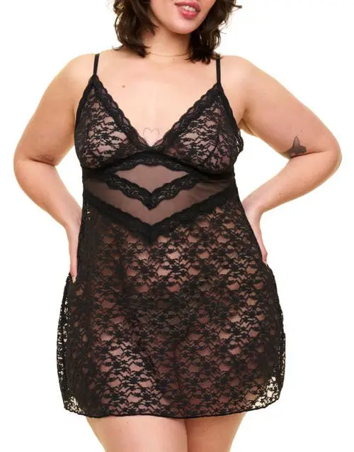 ADORE ME Mary Slip Lingerie - Black