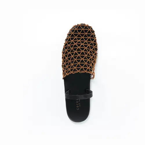 CECILIA NEW YORK Aria Woven Slingback Slide