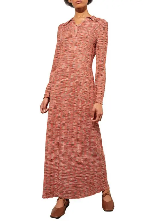 chinese dress ladies RILEY SHIRRED MAXI DRESS JAVA