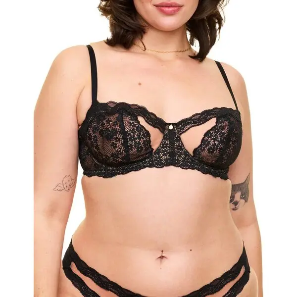 ADORE ME Melrose Unlined Balconette Bra - Black