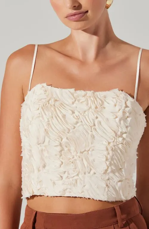 Astr The Label Kalinda Textured Crop Camisole