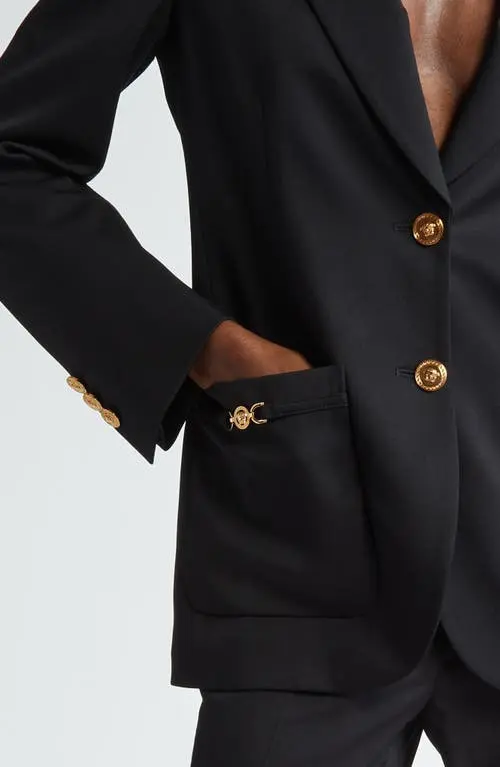 Versace Stretch Wool Blazer