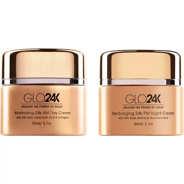 GLO24K Moisturizing 24k Gold Day And Night Cream - Na