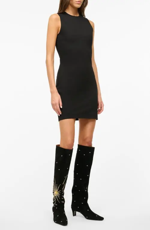 Staud Mercer Sleeveless Mini Dress