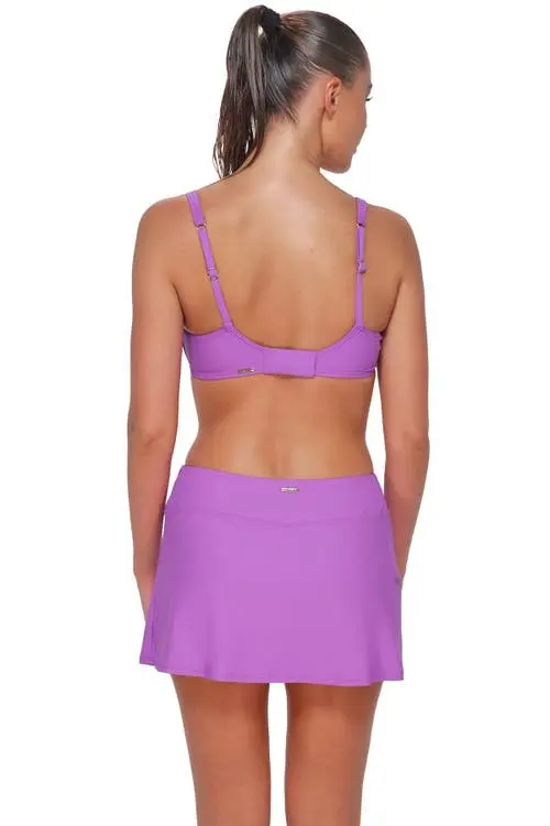 SUNSETS Sporty Swim Skirt Bottom - Berry Burst