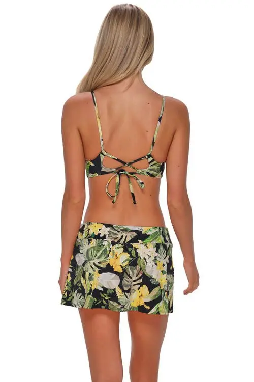 SUNSETS Sporty Swim Skirt Bottom - Night Bloom