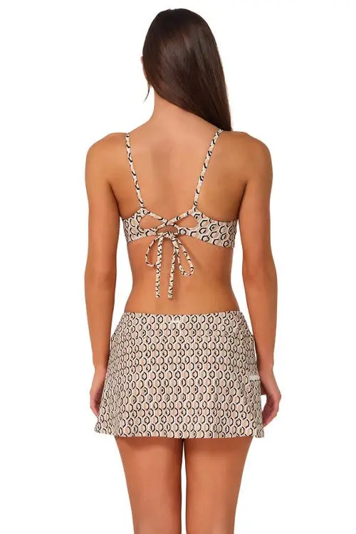 SUNSETS Sporty Swim Skirt Bottom - Sand Drift