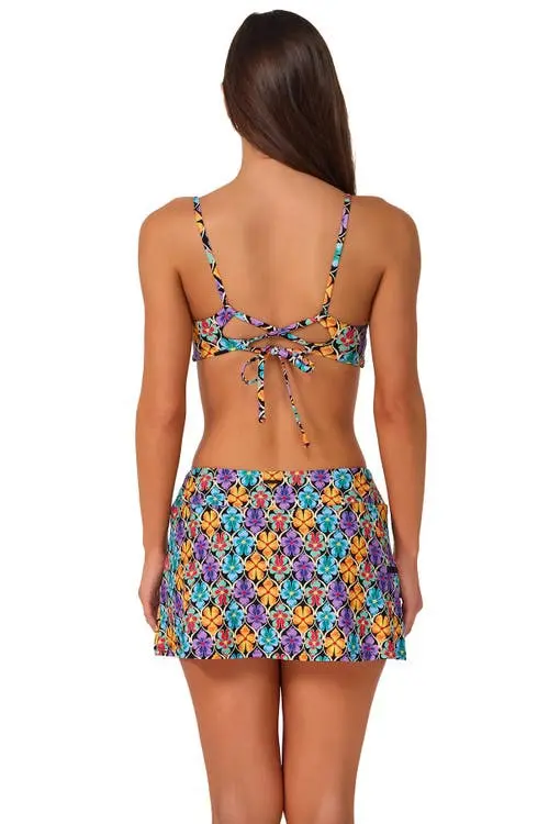 SUNSETS Sporty Swim Skirt Bottom - Trellis Blooms