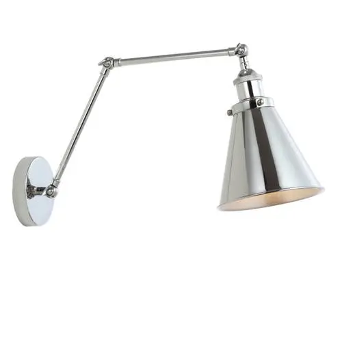 JONATHAN Y Rover Adjustable Arm Metal Led Wall Sconce - Chrome