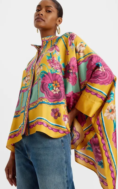 La DoubleJ Foulard Shirt - Zodiac Placée Marigold