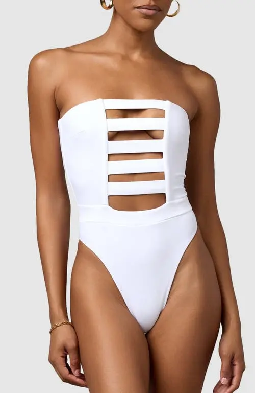 MBM SWIM Zen One-piece Swimsuit - White