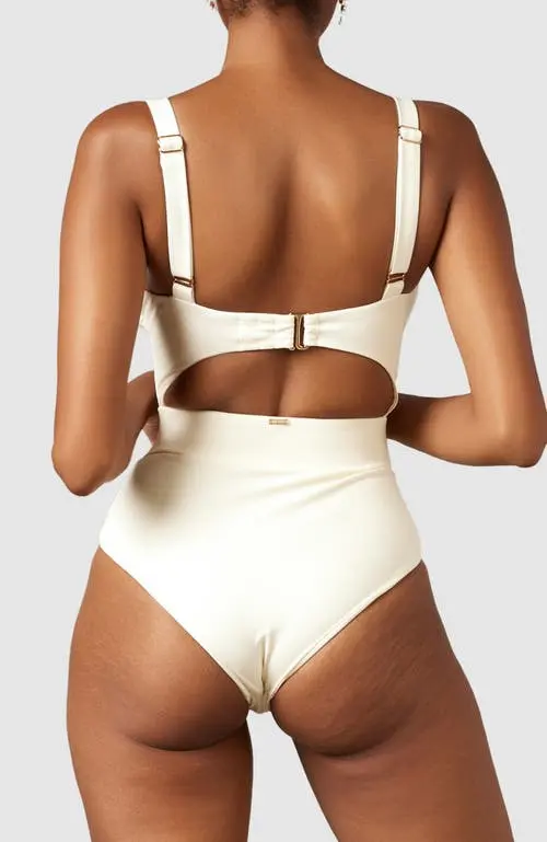 MBM SWIM Aspire One-piece Swimsuit - Cream
