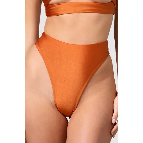 MBM SWIM Wish Thong Bikini Bottom - Burnt Orange