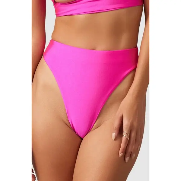 MBM SWIM Wish Thong Bikini Bottom - Magenta