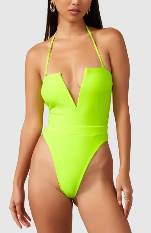 MBM SWIM Karma One-piece Swimsuit - Neon