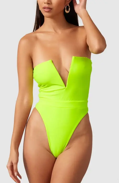 MBM SWIM Karma One-piece Swimsuit - Neon