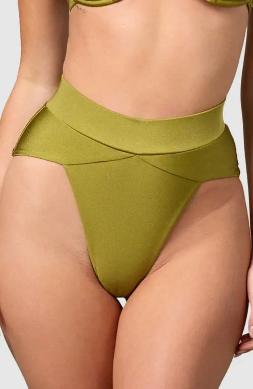 MBM SWIM Aspire Bikini Bottom - Olive