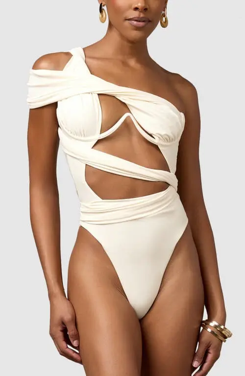 MBM SWIM Bella One-piece Swimsuit - Cream