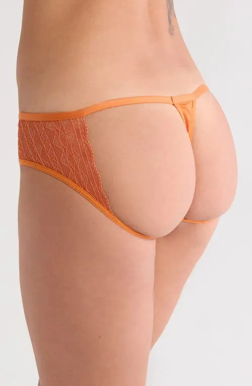 HAUTY Playing Koi Cutout Lace Thong