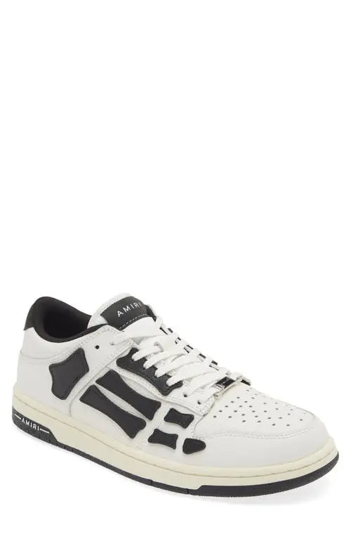 Amiri Skel Low Top Sneakers - White/black