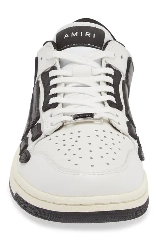 Amiri Skel Low Top Sneakers - White/black