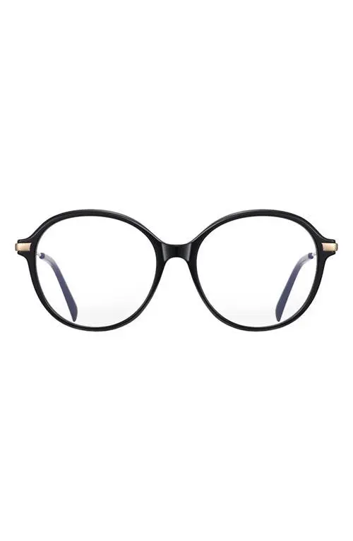FIFTH & NINTH Elsie Round Blue Light Blocking Glasses - Black