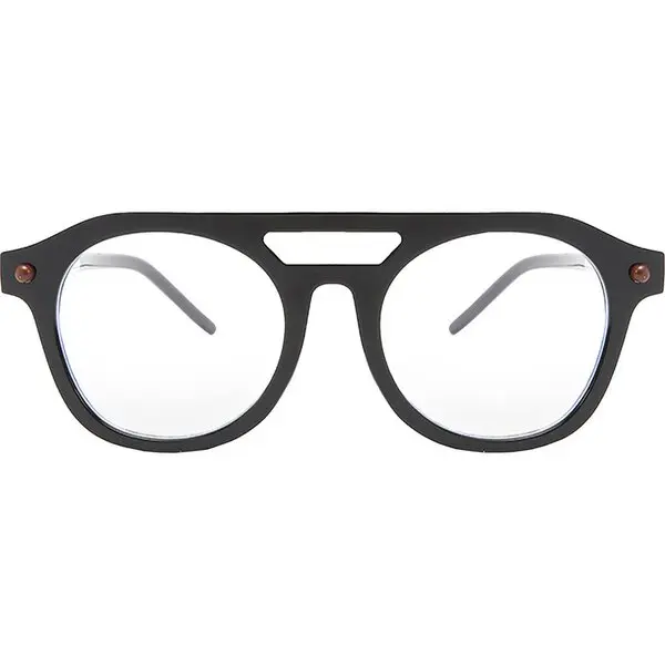 FIFTH & NINTH 50mm Blue Light Blocking Glasses - Black/white