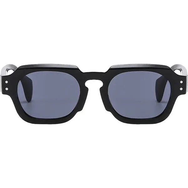 FIFTH & NINTH Echo Polarized Rectangle Sunglasses - Black