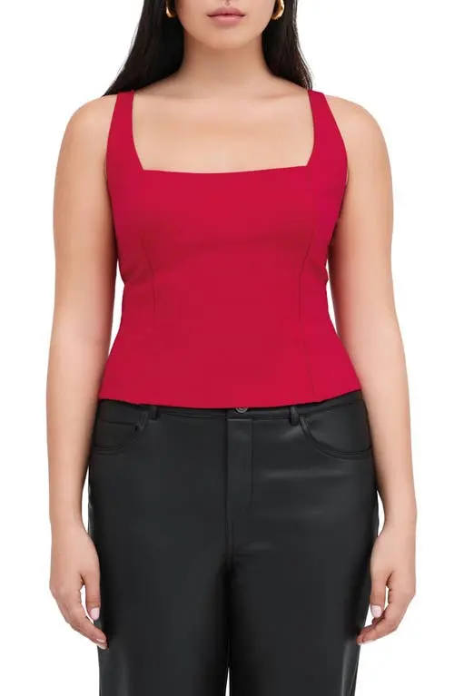 MARCELLA Anya Crop Camisole - Red