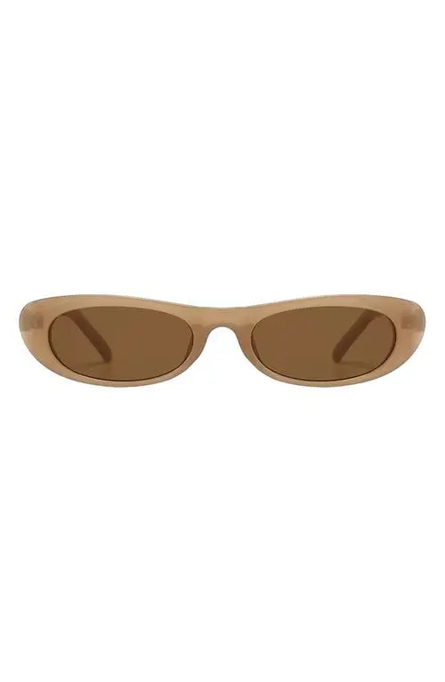 FIFTH & NINTH Oversized Oval Sunglasses - Transparent Tan