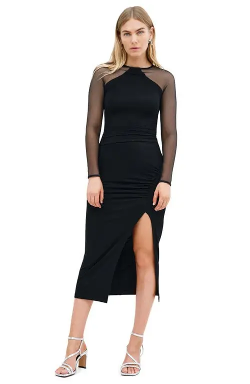 MARCELLA Skylar Illusion Sleeve Top