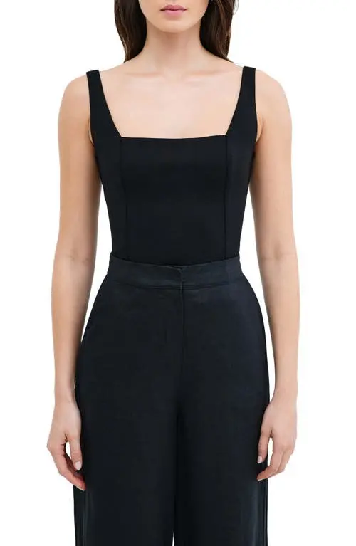 MARCELLA Anya Crop Camisole - Black