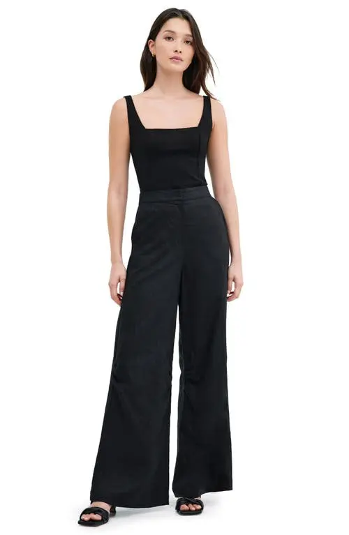 MARCELLA Anya Crop Camisole - Black