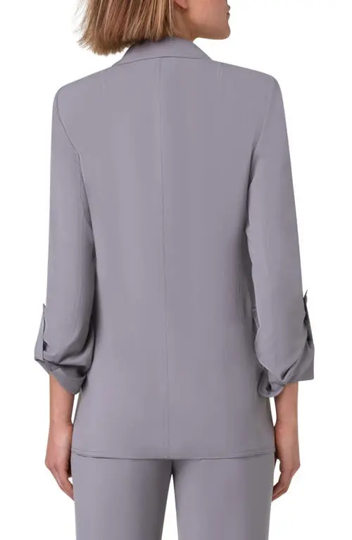 Akris Roll Tab Cuff Boyfriend Blazer