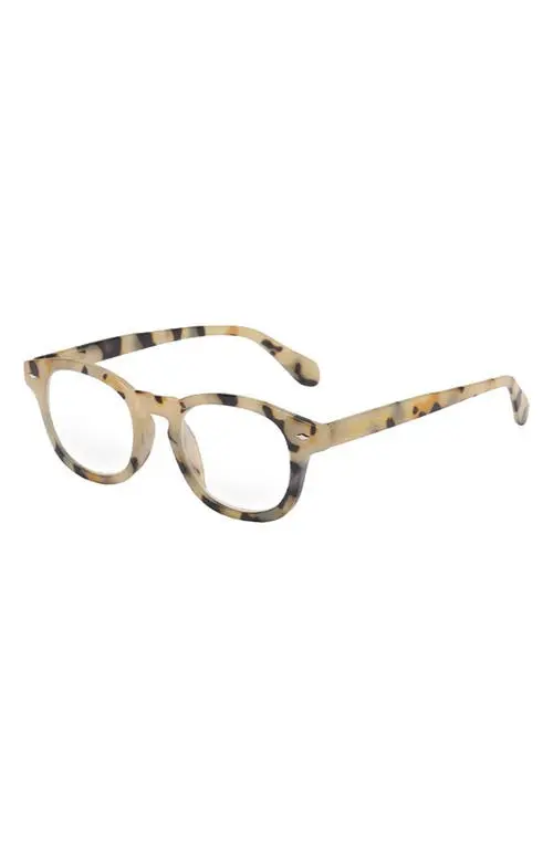 FIFTH & NINTH Rumi 55mm Round Frame Eyeglasses - Cream Torte