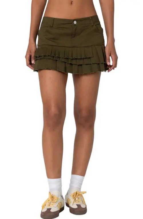 EDIKTED Pleated Mini Skirt